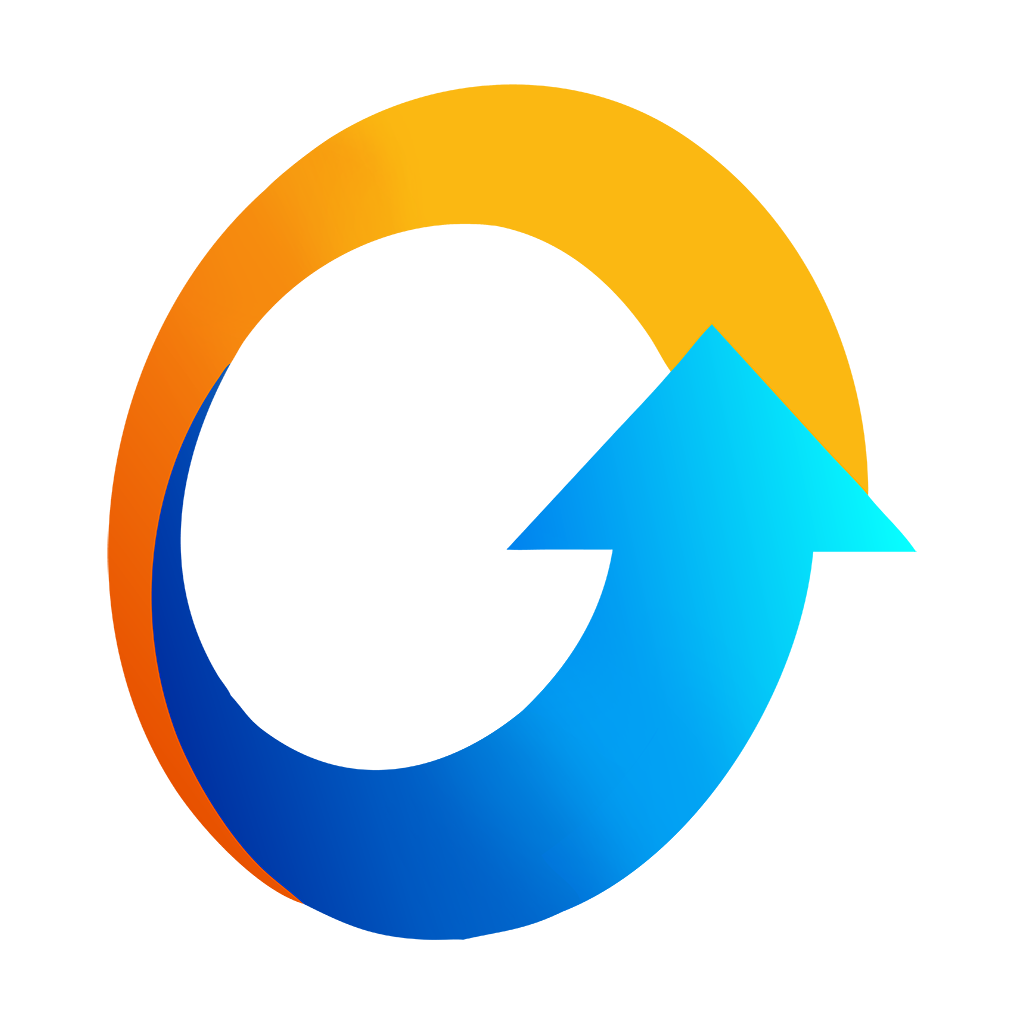 Vibrant Circular Arrow PNG – Dynamic Directional Symbol - Arrow PNG