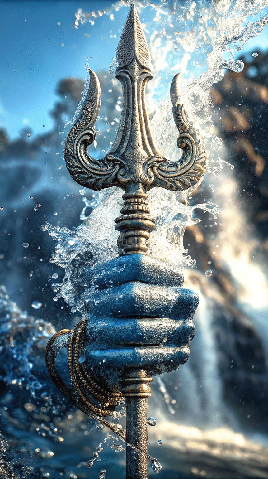 Lord Shiva with Trishul – Powerful Sawan Somwar Status | Arrow PNG