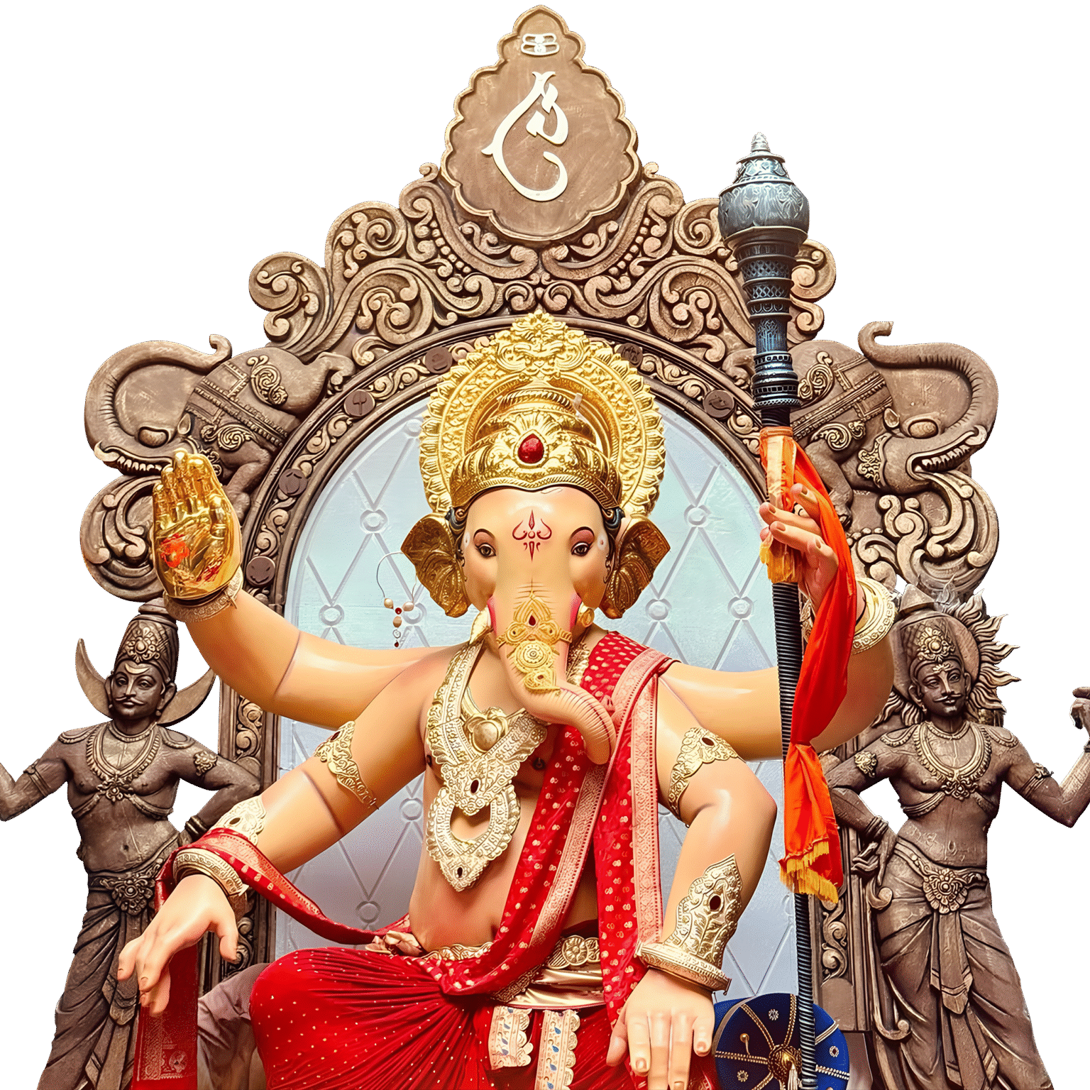 Chinchpokli Cha Chintamani 2025 Ganpati Image | Arrow PNG