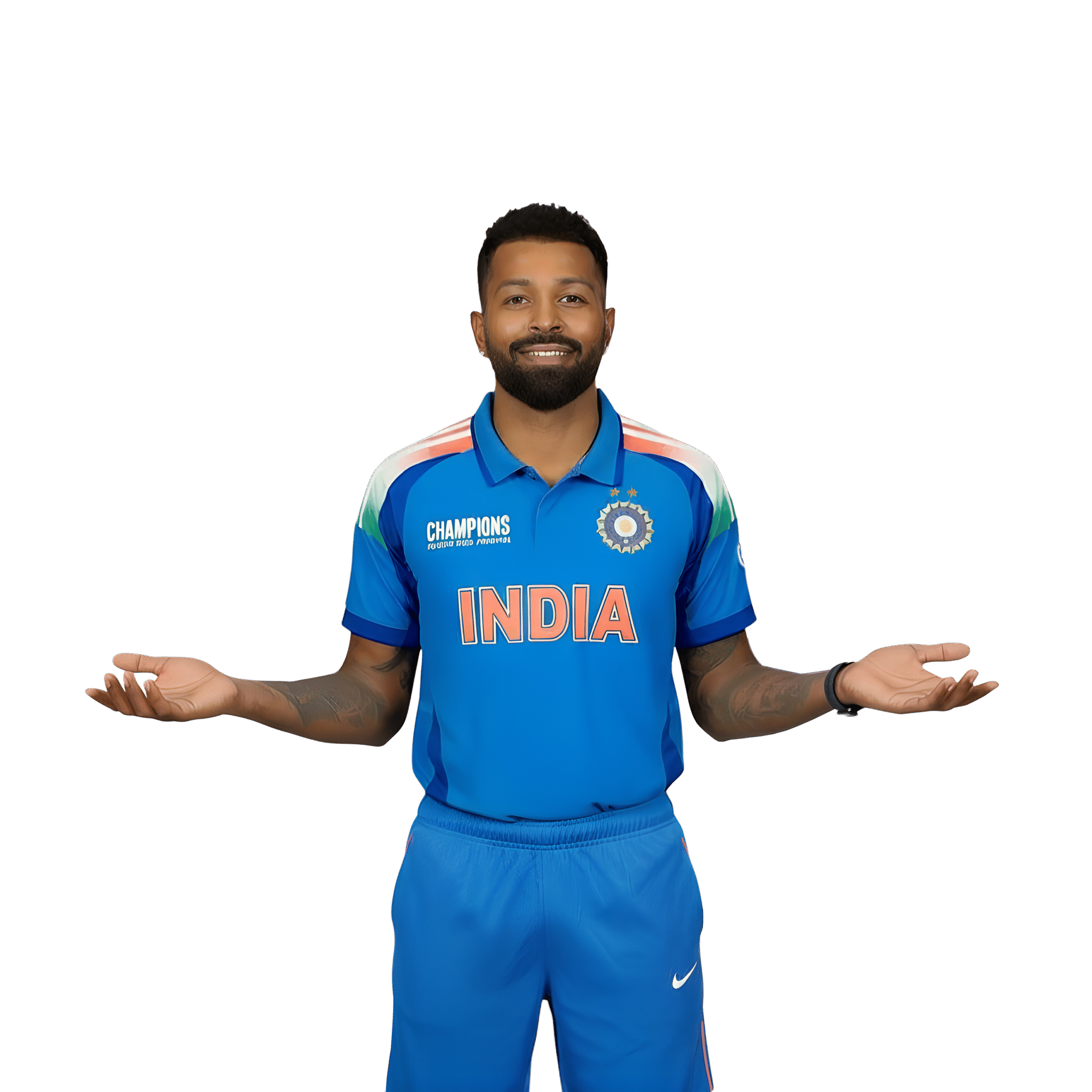 Hardik Pandya Pose PNG Download – Transparent Cricket Image | Arrow PNG