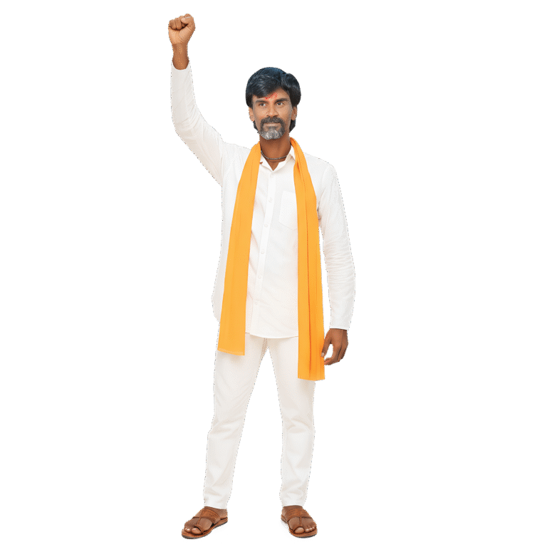 Manoj Jarange Patil Photo PNG Transparent Background Image | Arrow PNG